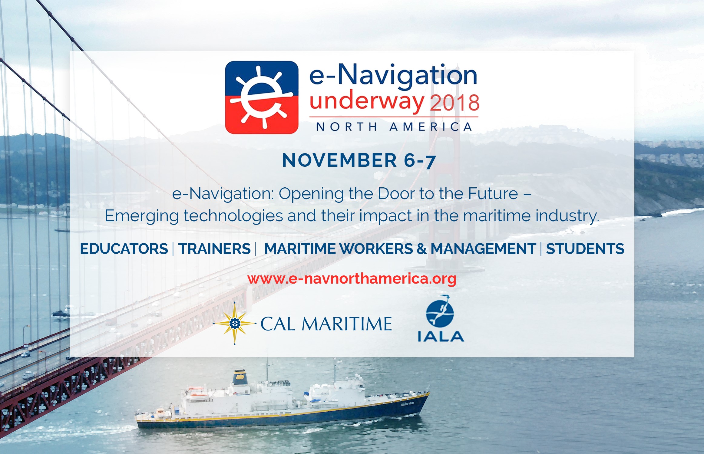 e-Navigation Underway North America, 6-7 November 2018 - IALA AISM